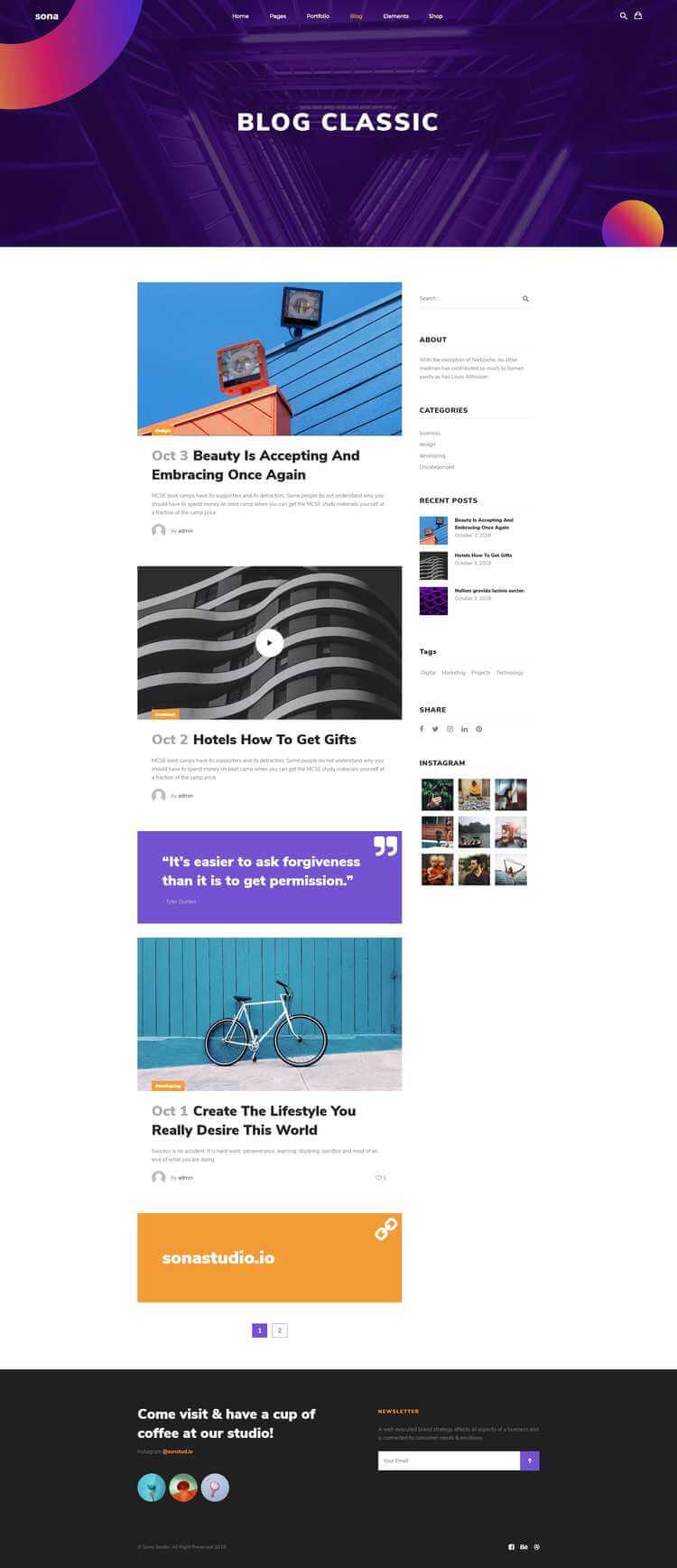 sona - MultiPurpose Creative Agency