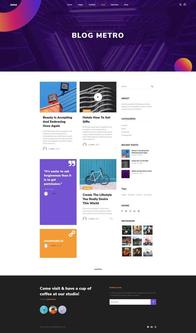 sona - MultiPurpose Creative Agency