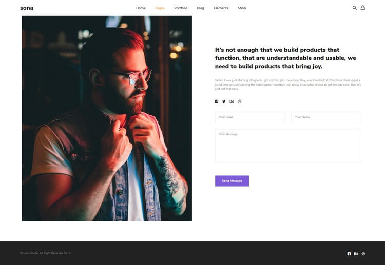 sona - MultiPurpose Creative Agency