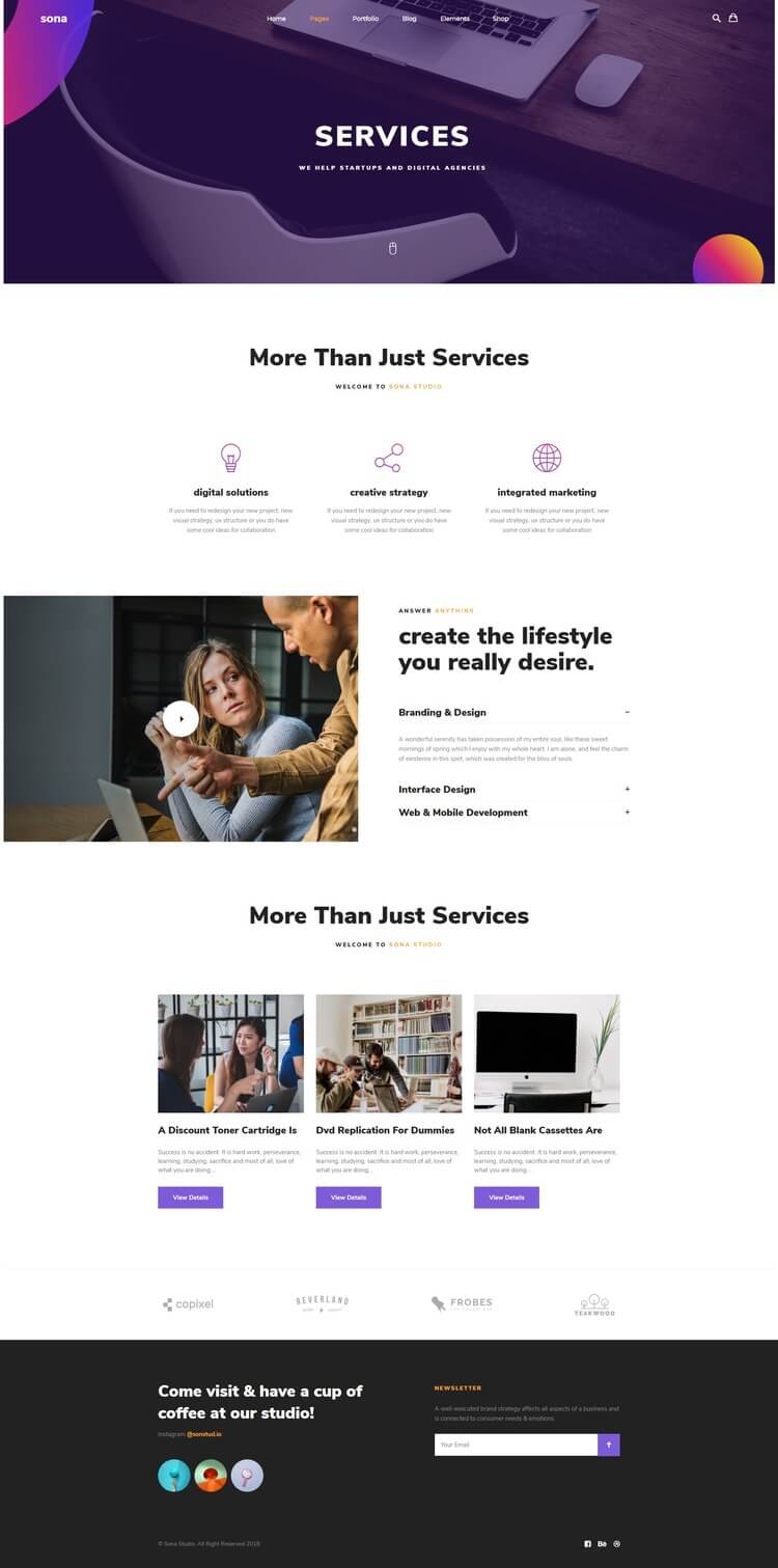 sona - MultiPurpose Creative Agency