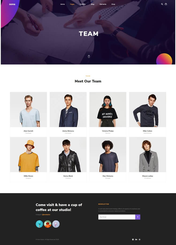 sona - MultiPurpose Creative Agency