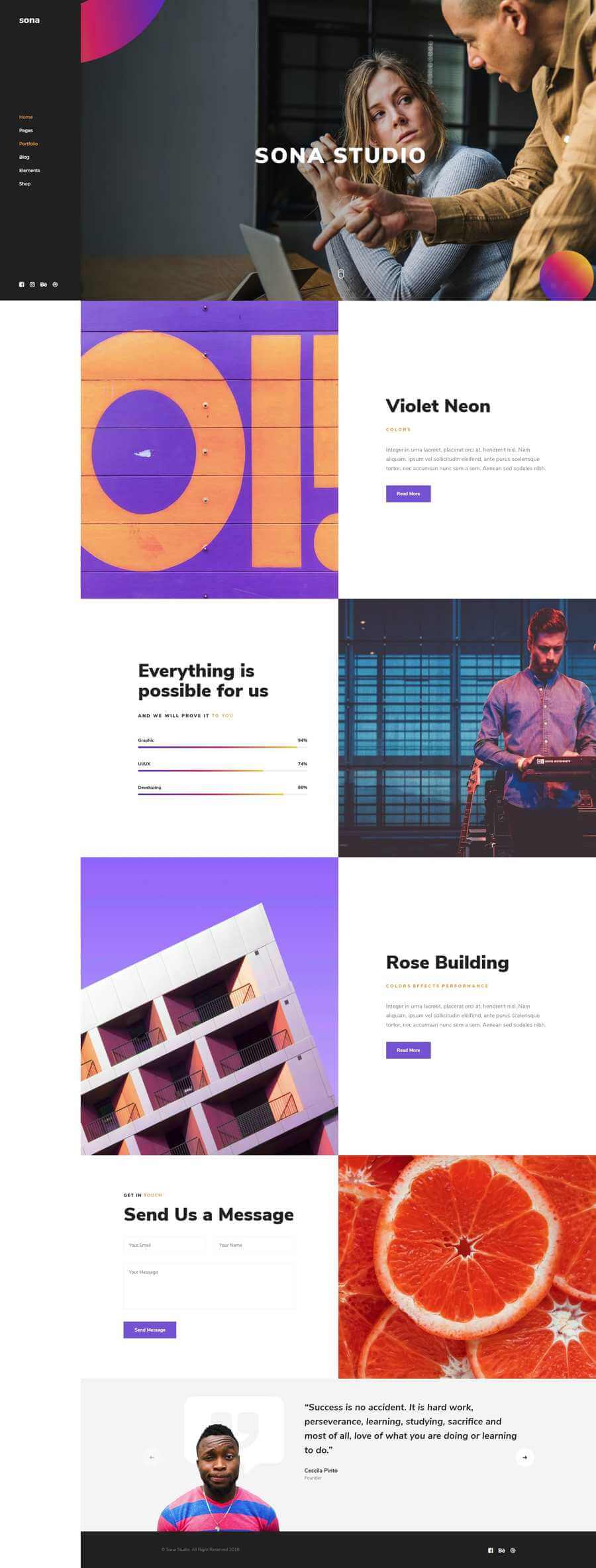 sona - MultiPurpose Creative Agency