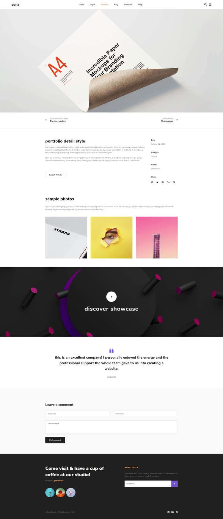 sona - MultiPurpose Creative Agency